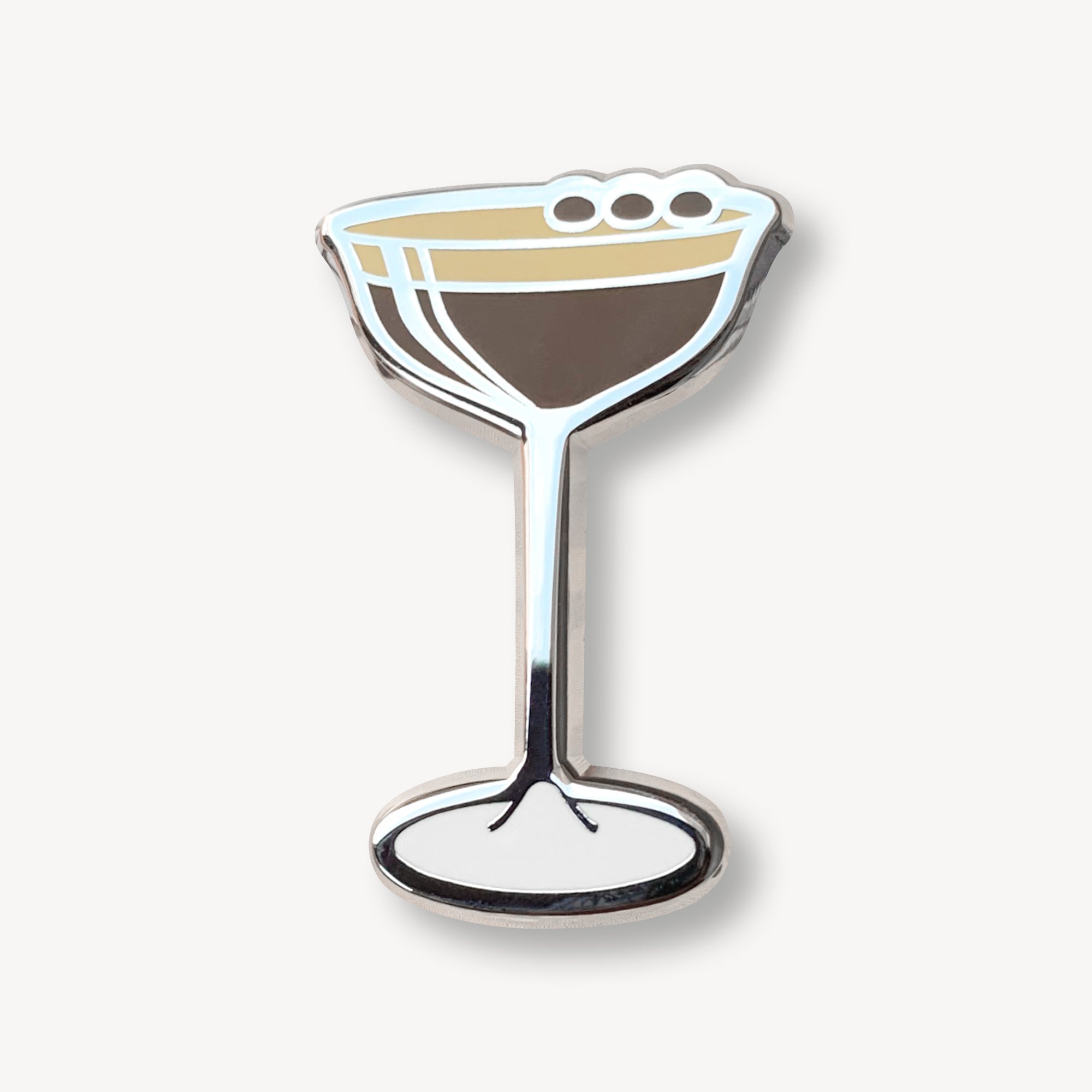 Espresso Martini Cocktail Pin Cocktail Critters