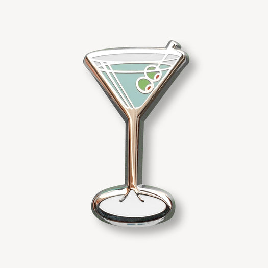 Dragon X Martini Enamel Pin Cocktail Critters