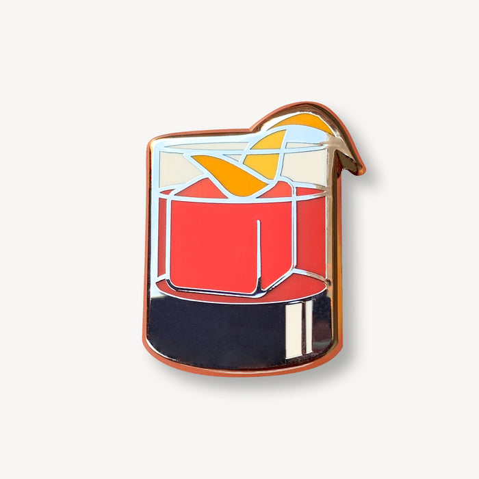 Black Labrador x Mocha Enamel Pin – Cocktail Critters